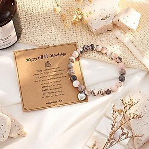 HGDEER 60th Birthday Decorations Gifts for Women Woman