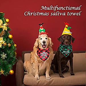 COLUANS Dog Bandanas Christmas Bandanas Dog Christmas Stocking Bandanas Classic Triangle Xmas Thanksgivng Pet Scarf Bibs Kerchief Holiday Birthday Decoration for Small to Large Puppy Dogs Cats