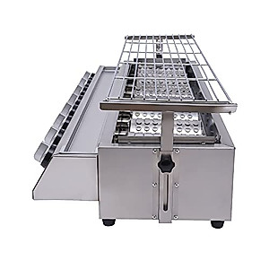 Countertop BBQ Gas Stove, Portable BBQ, 8 burners BBQ Grill for Indoor and Outdoor Wood Burning, Car Traveling, Backpacking and Picnic