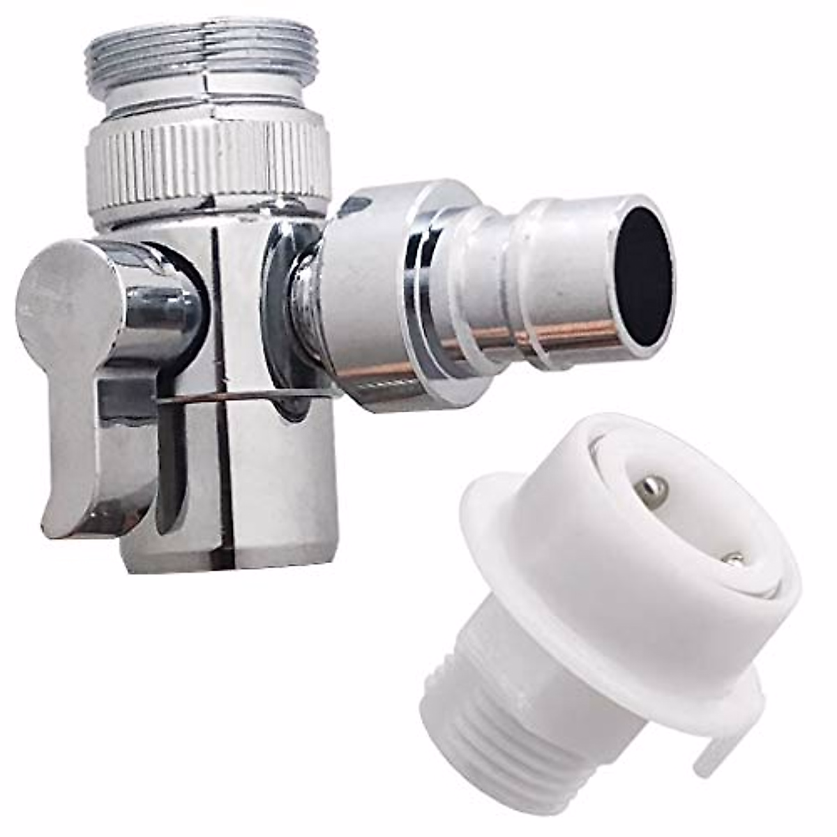 MissMin faucet to shower hose diverter to Dishwasher Snap,aerator quick connect to hand bidet and shower,for bathroom/kitchen sink