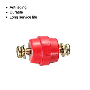 PATIKIL Insulator 8pcs SM30 High-Strength Polyester Standoff Insulators with M8 Screws for Power Distribution Cabinet