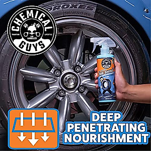 Chemical Guys TVD113 Tire Kicker Sprayable Extra Glossy Tire Shine (Works on Rubber, Vinyl & Plastic) Safe for Cars, Trucks, Motorcycles, RVs & More, 128 fl oz (1 Gallon)