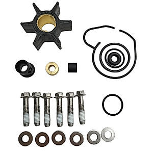 UanofCn 393630 Water Pump Impeller kit Replaces Johnson Evinrude OMC 20 25 30 35 HP Outboard Motors Sierra 18-3382
