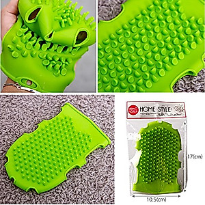 Silicone Massage Glove/cellulite Remover/increase Blood Circulation/ Brush Glove Scrub /Pink