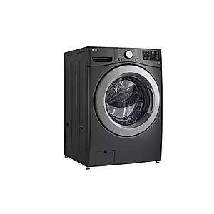 LG WM3470CM 27 Inch Front Load Washer with 5.0 Cu. Ft. Capacity, 8 Wash Programs, 1,300 RPM, SpeedWash Cycle, SmartDiagnosis, Rinse+Spin, Control Lock