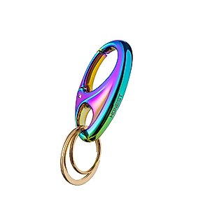 Nutale Key Ring Clip, Car Keychain Clip, Key Chain Ring for Men and Women (Colorful)