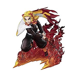 TAMASHII NATIONS - Demon Slayer: Kimetsu no Yaiba - Kyojuro Rengoku Flame Hashira, Bandai Spirits FiguartsZERO Collectible Statue
