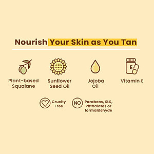 JOAH Self Tanner, Sun & Seoul Golden Daze Sunless Tanning Drops, Moisturizing Self Tanning for Face & Body, Vegan & Cruelty-Free, Medium/Deep 30ml