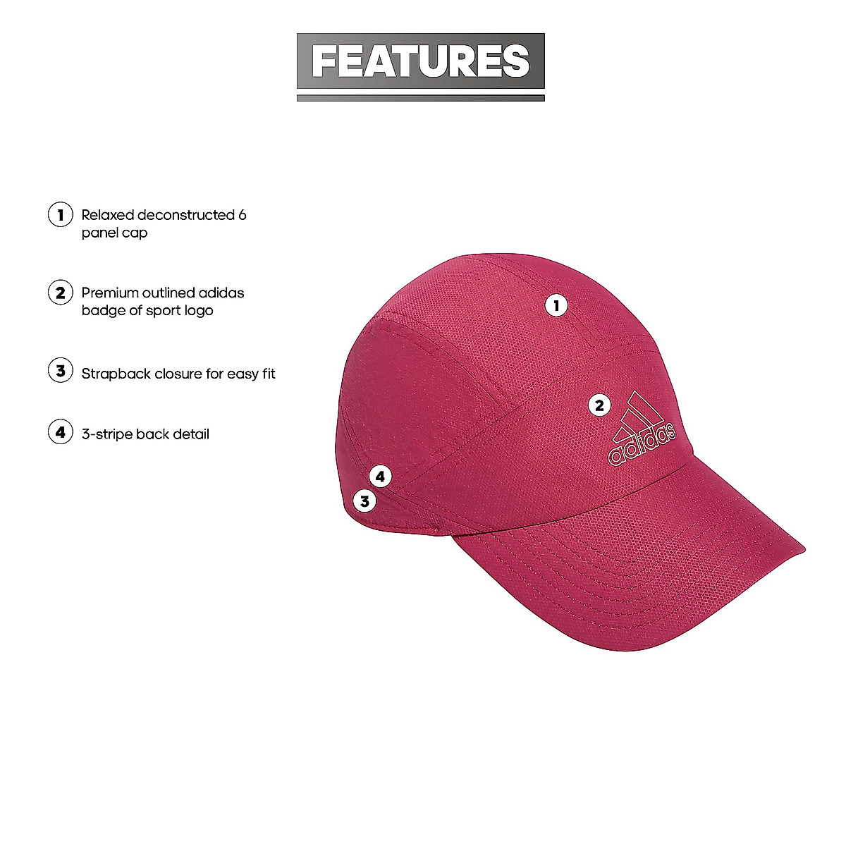 adidas Women's Superlite Trainer, Wild Pink/White, One Size