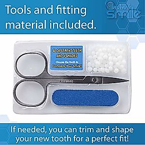 Instant Smile Complete Your Smile Temporary Tooth Replacement Kit - Replace a Missing Tooth in Minutes - Patented