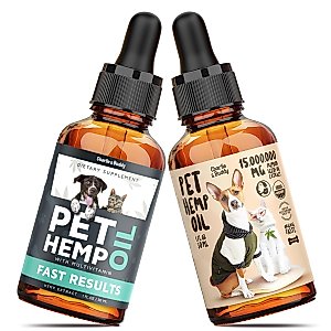 Charlie & Buddy Hеmp Оil for Dogs Cats - Helps Pets with Аnxiеty, Pаin, Strеss, Slееp, Аrthritis, Sеizures Rеlief - Нiр Jоint Hеalth - Cаlming Trеats