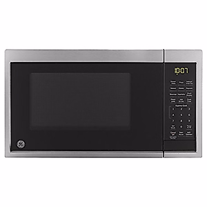 GE Smart Countertop Microwave Oven | Complete with Scan-to-Cook Technology and Wifi-Connectivity | 0.9 Cubic Feet Capacity, 900 Watts | Smart Home & Kitchen Essentials | Stainless Steel