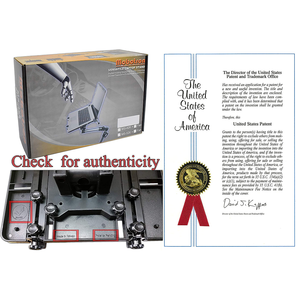 Mobotron MS-526 Heavy Duty Vehicle Laptop Mount