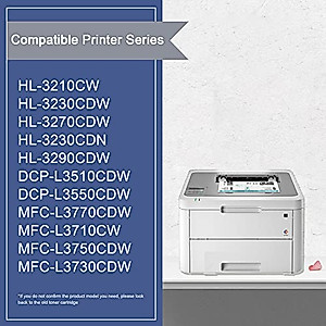 DR223CL Drum Unit Set(4, Pack 1Black 1Cyan 1Magenta 1Yellow) VAENK Compatible Replacement for Brother DR223CL Drum MFC-L3770CDW MFC-L3750CDW HL-3210CW HL-3230CDW HL-3270CDW HL-3290CDW Printer