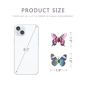 SONGWAY Cat Butterfly Toy Replacement - 10 Pieces Butterfly Cat Toy Attachment, Mini Cat Wand Toy Replacement, Insect Worm Cat Toys Accessories Parts