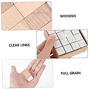 EXCEART 16pcs Seal DIY Scrapbook Stationery Set Scrapbook Wood Stamper Seal Set Vintage Wooden Stamps Diary Stamp Kit DIY Craft Tool Wooden Stamper Scrapbook Seal Manual Die Ink