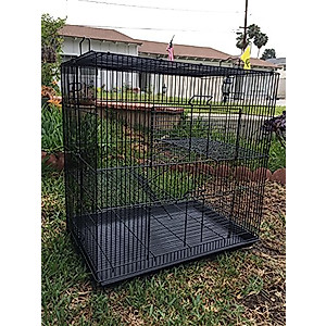 New Medium 3 Levels Guinea Pigs Gerbils Hamsters Rats Mice Ferret Chinchilla Sugar Glider Animal CritterCage