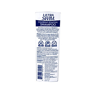 UltraSwim Chlorine Removal Shampoo, Moisturizing Formula 7 oz (Pack of 2)
