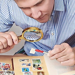 2 Pieces Tweezers Bent Tip Tweezers with Rubber Tips PVC Coated and 2 Pieces Tweezers Rubber Coated PVC Soft Non Marring Flat Tips Lab Hobby Jewelry Craft Stainless Steel Tweezer Tool (Red)