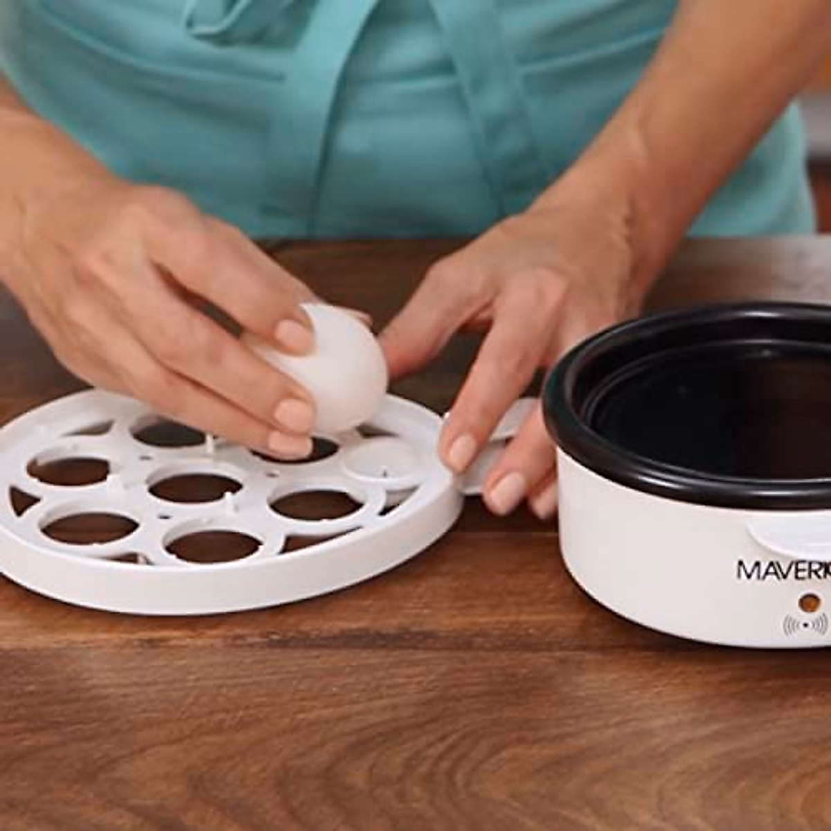 Maverick SEC-2 HENRIETTA HEN EGG COOKER | 7 Egg Capacity Electric Egg Maker for Hard, Soft & Poached Eggs
