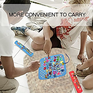 SHENGCHUANG croc charm organizer & storage Shoe Charms display Hanger Portable Hanging Charms Silicone Roll Bag Red(Croc Charms not Included)