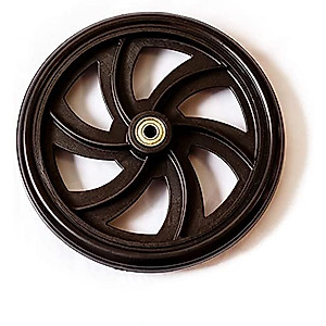 Walker Rollator Replacement 7.5" Wheels Black (1pis) (Front 1)