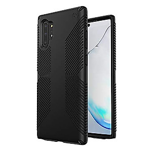 Speck Presidio Grip Samsung Galaxy Note 10+ Case, Black/Black