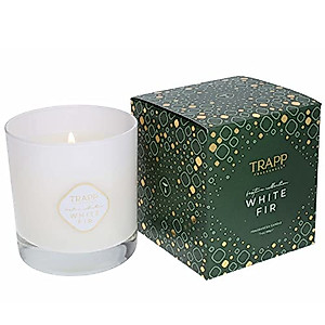 Trapp No. 56 - White Fir - 7 oz. Signature Candle - Aromatic Home Fragrance with Seasonal Scent of Fraser Fir, Balsam Wood, & Cool Ozonic Notes Notes - Petrolatum Wax