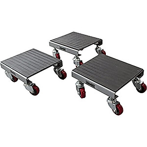 Roughneck 3-Pack Utility Dolly Set - 1,500Lb. Capacity, Steel