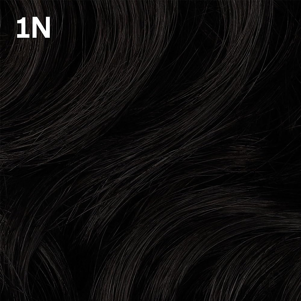 COLORCHARM Permanent Liquid Hair Color for Gray Coverage | 1n Black| 1.4 Fl Oz