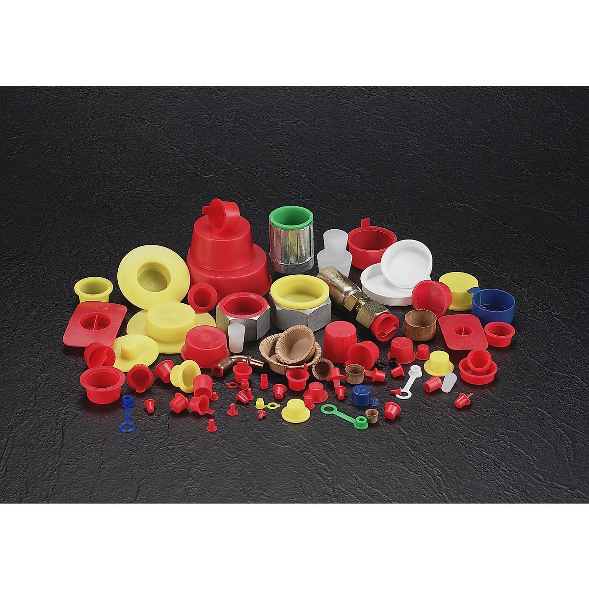 Caplugs T-230 T Series – Plastic Tapered Cap and Plug, 40 Pack, Red LD-PE, Cap OD 2.074" x Plug ID 2.312" Protective Closures, Dust and Moisture Seals, MIL Spec, SAE Fittings, Hydraulic (99394320)