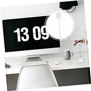 Kisangel 30pcs Silver Decor Holder Clamp Wire Pick Swirl Place Prom Decorations Paper Clip Cake Ring Wedding Birthday Clips Picture Note Table Decorative Bouquet Office for Flower Memo