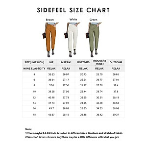 Sidefeel Womens High Waist Mom Jeans Crop Stretch Loose Fit Denim Pants US10 White