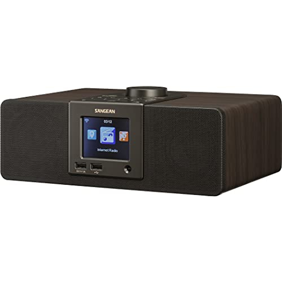 Sangean WFR-32 7-Watt Stereo Wood Cabinet Wi-Fi Internet Radio Media Center with Bluetooth