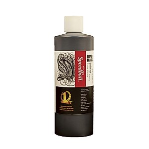 Speedball - 3378 Super Black India Ink, 1 Pint - 404696