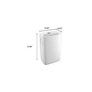 LG 6,000 BTU (DOE) / 8,000 BTU (ASHRAE) Portable Air Conditioner, Cools 250 Sq.Ft. (10' x 25' room size), Quiet Operation, LCD Remote, Window Installation Kit Included, 115V