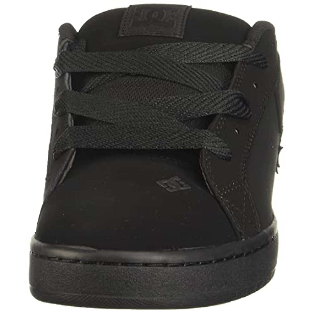 DC Men's Court Graffik Skate Shoe, Black/Black/Black, 10 D D US