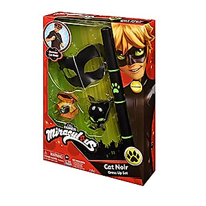 Miraculous: Tales Of Ladybug And Cat Noir Cat Noir Role Play Set Cat Noir Costume Kids Fancy Dress Set Mask And Accessories Ladybug Superhero Costumes For Girls And Boys