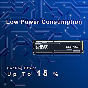 LEVEN JPS850 4TB PCIe Gen4 3D NAND NVMe M.2 SSD with Thermal Pad and Heat Sink