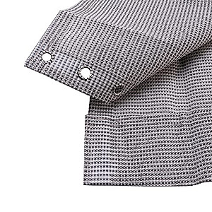 QKDS Zero Gravity Chair Replacement Fabric, Anti Gravity Lounge Chair Cloth with 4 PCS Replacement Rope, for Outdoor Backyard Beach Pool Lawn, Bungee Recliner Lounge(Grey), free size