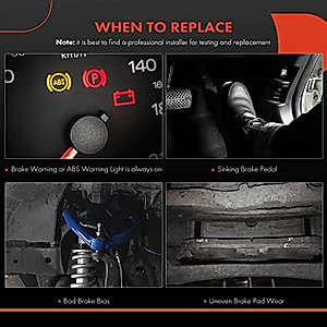 A-Premium Brake Master Cylinder with Reservoir and Sensor Compatible with Toyota Sequoia 2001-2007 V8 4.7L