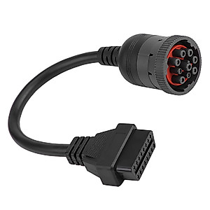 9 Pin to Adapter, Universal PVC 16 to 9 Pin 9 Pin Adapter Adapter 9 Pin to Adapter Lyumo Truck Interface Female