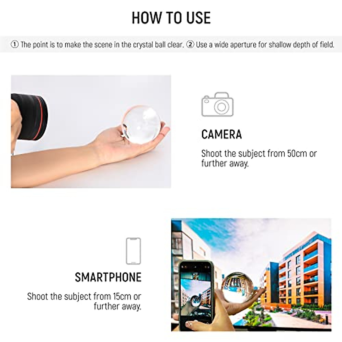 NEEWER K9 Crystal Ball for Lens, 3 Packs Glass Balls for Photo Effects with Stand, Pouch & Box, Photography Accessories Prop and Decoration (60mm/2.36", 80mm/3.15", 100mm/3.94")