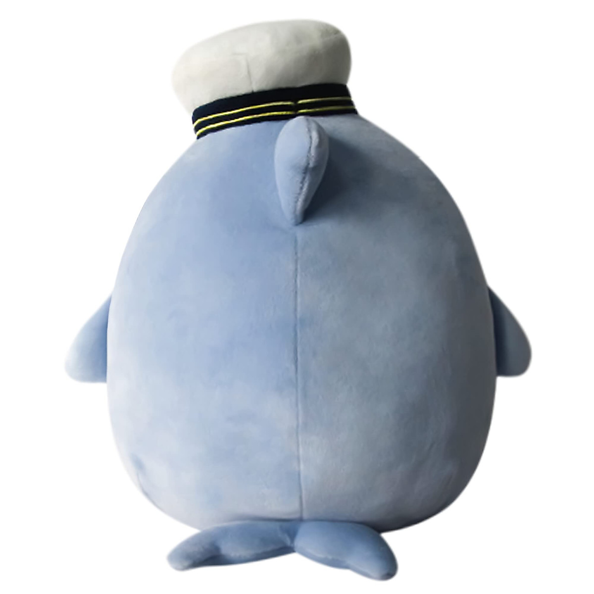 Squishmallows 8-Inch Samir Blue Whale with Sailor Hat - Little Ultrasoft Official Kelly Toy Plush