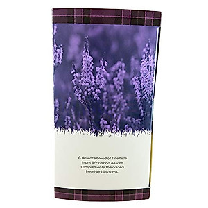 Edinburgh Tea and Coffee Company Scottish Heather Infused Black Tea, 25 Count Envelope/Tag Teabags