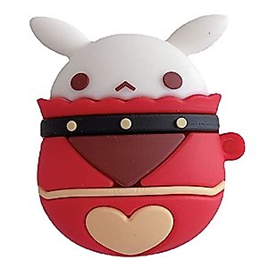 HENJI Case for Airpods 2&1, Cute Cartoon Knights of Favonius Klee Earphone Cases for Airpods 1 2, Hot Game Cover with Hook for Girls Kids Women Men (Jumpy Dumpty)