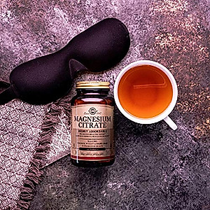 Solgar Magnesium Citrate, 120 Tablets - Pack of 2 - Promotes Healthy Bones, Supports Nerve & Muscle Function - Highly Absorbable - Non-GMO, Vegan, Gluten Free, Dairy Free, Kosher - 120 Total Servings