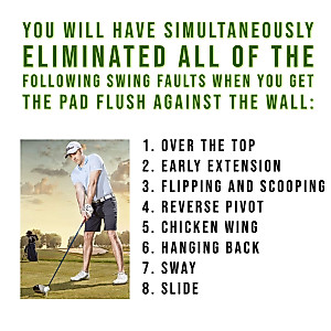 Indoor Golf Training Aid for Perfect Golf Impact Position by World Long Drive Champion - Golf Trainer and Golf Training Aid by 300 Yard Impact for Indoor and Outdoor Use