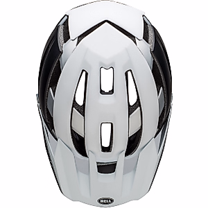 BELL Super Air R MIPS Adult Mountain Bike Helmet - Matte Black/White (2023), Medium (55-59 cm)