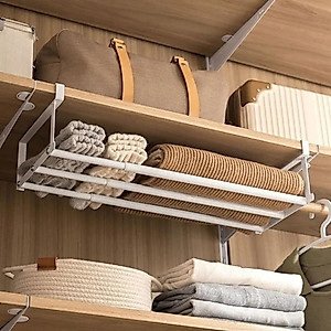 Generic 1PCS Shoe Storage Rack,Retractable Shoe Cabinet Simple Partition Shoe Tray Multi-Purpose Cabinet Class Shelves Hanging Shoe Basket(White), AM0XEB0L07TUS